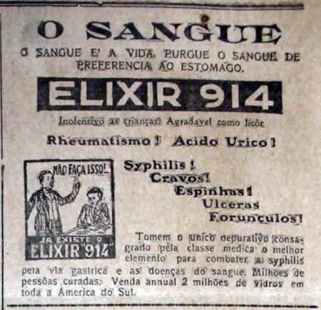 Propaganda Antiga do Elixir 914 - Durango Duarte